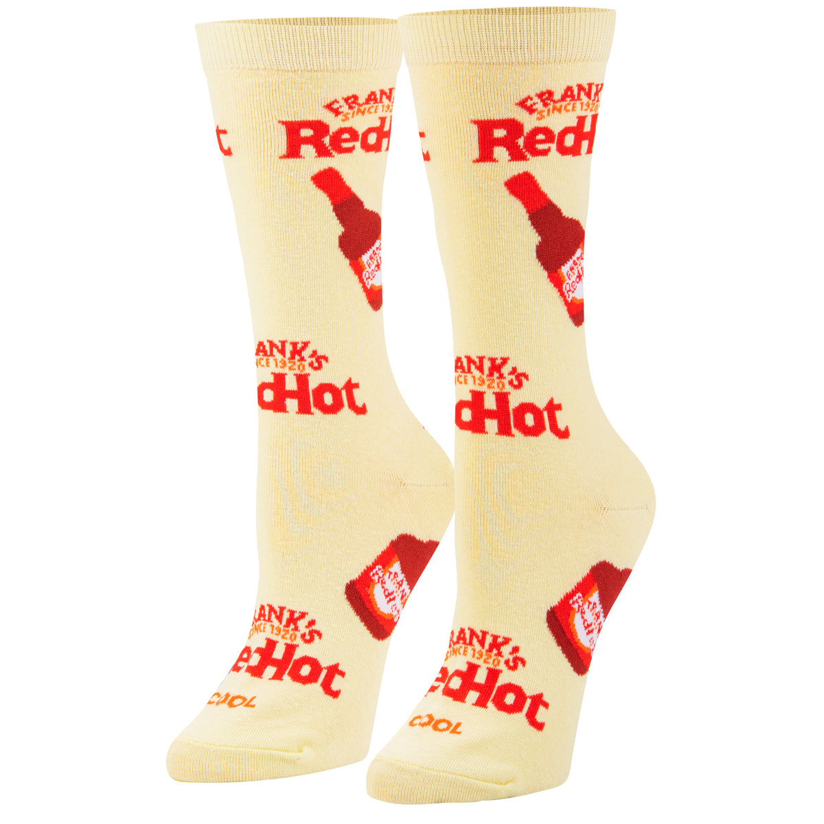 Franks Logo & Bottles Women's Crew Socks | Odd Sox – ODD SOX