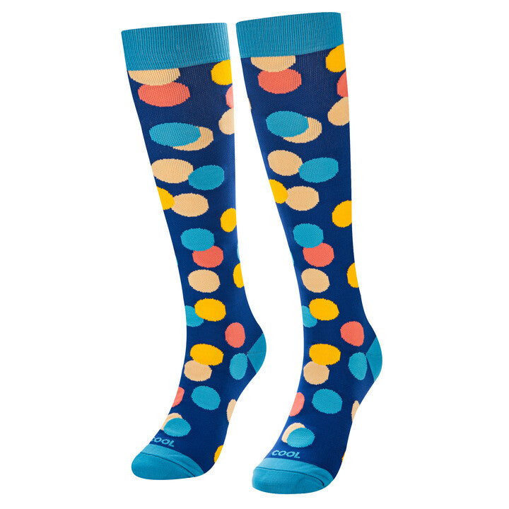Cool Socks Multi Dots Compression Socks - Odd Sox – ODD SOX