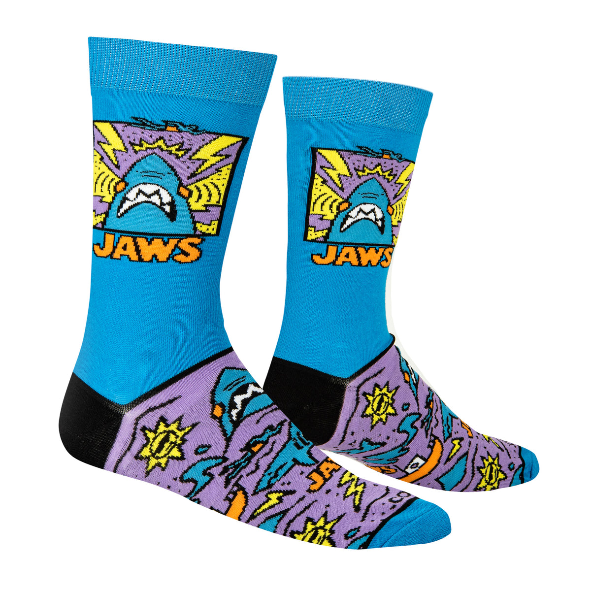 Jaws Doodle Men's Crew Socks | ODD SOX