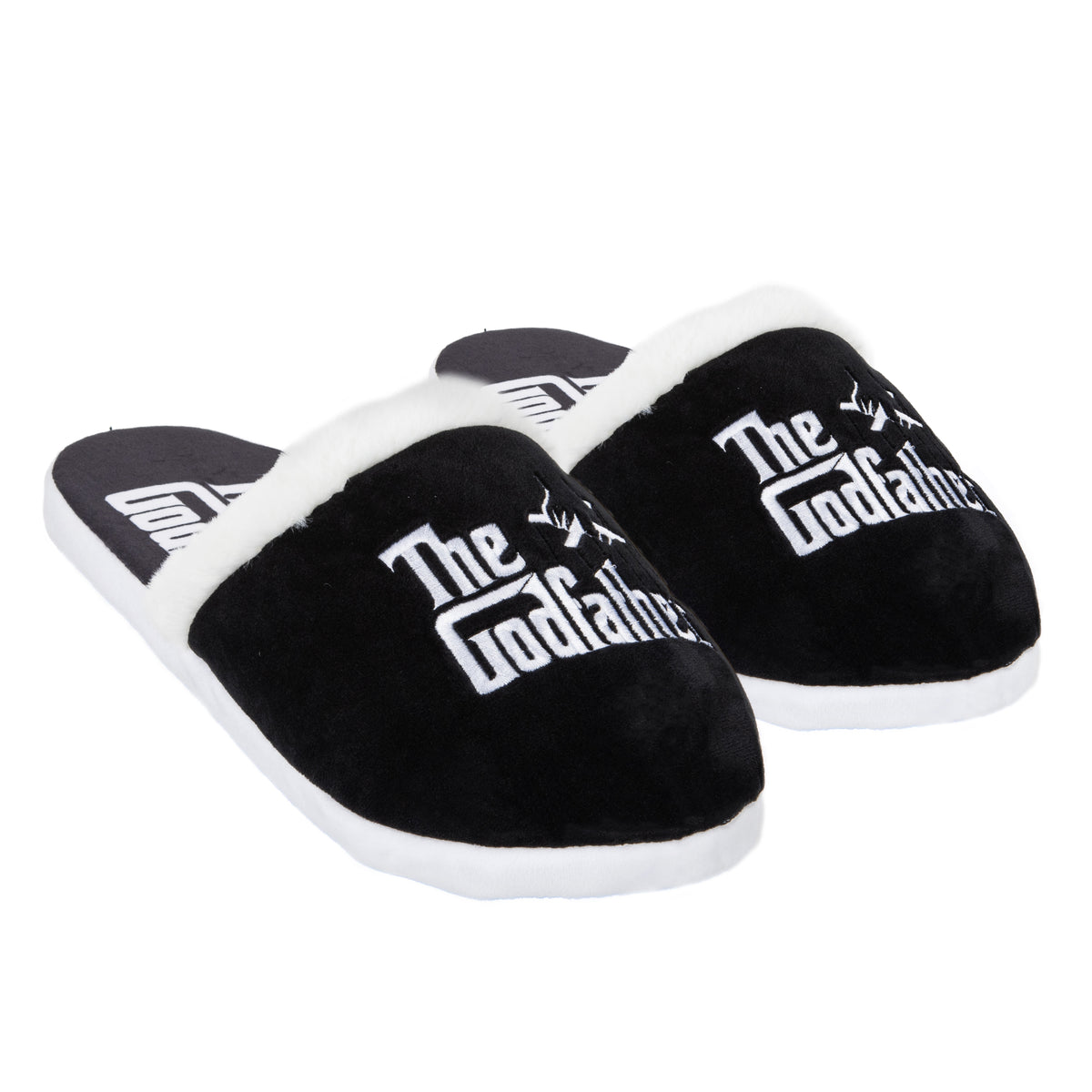 The Godfather Fuzzy Slip-On Slippers | Odd Sox – ODD SOX
