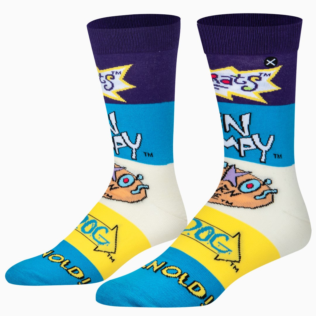 Nick 90s Mash Up Men's Crew Socks | Odd Sox – ODD SOX