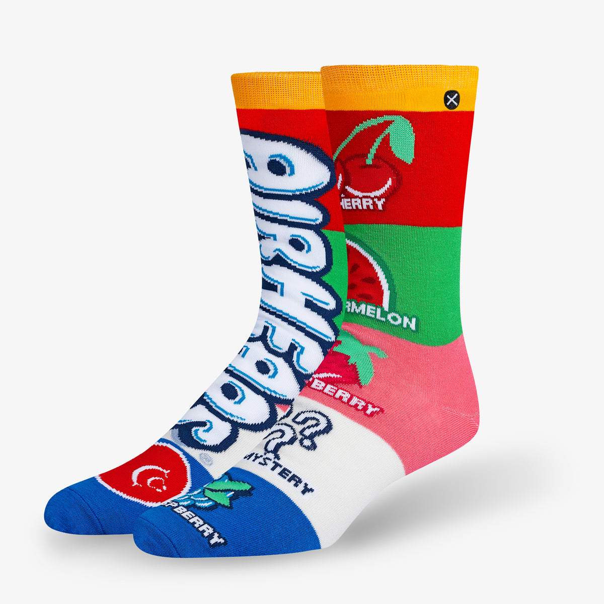 Airheads Flavors Blue Men's Crew Socks | Odd Sox – ODD SOX