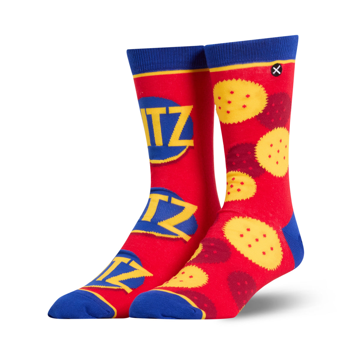 Ritz Crackers Split Men's Crew Socks | ODD SOX