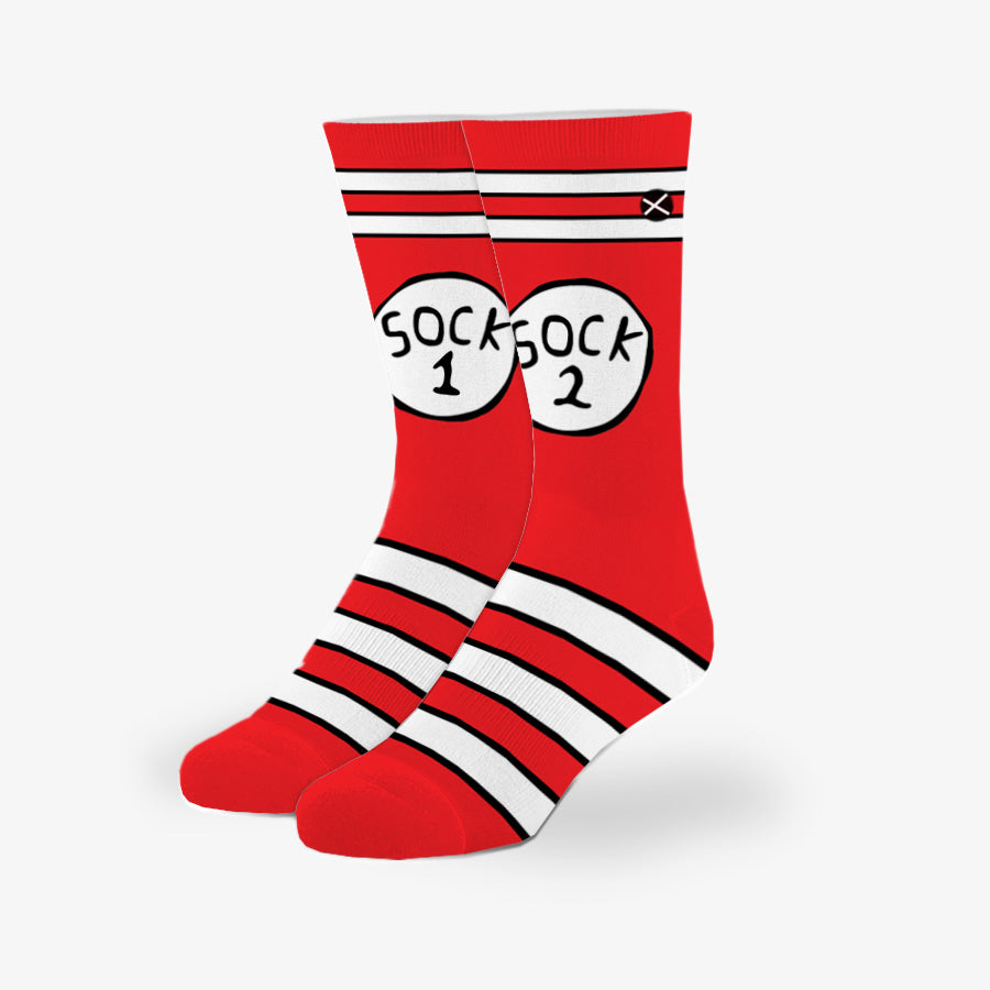 Sock 1, Sock 2, Big Kids Crew Socks | Odd Sox – ODD SOX