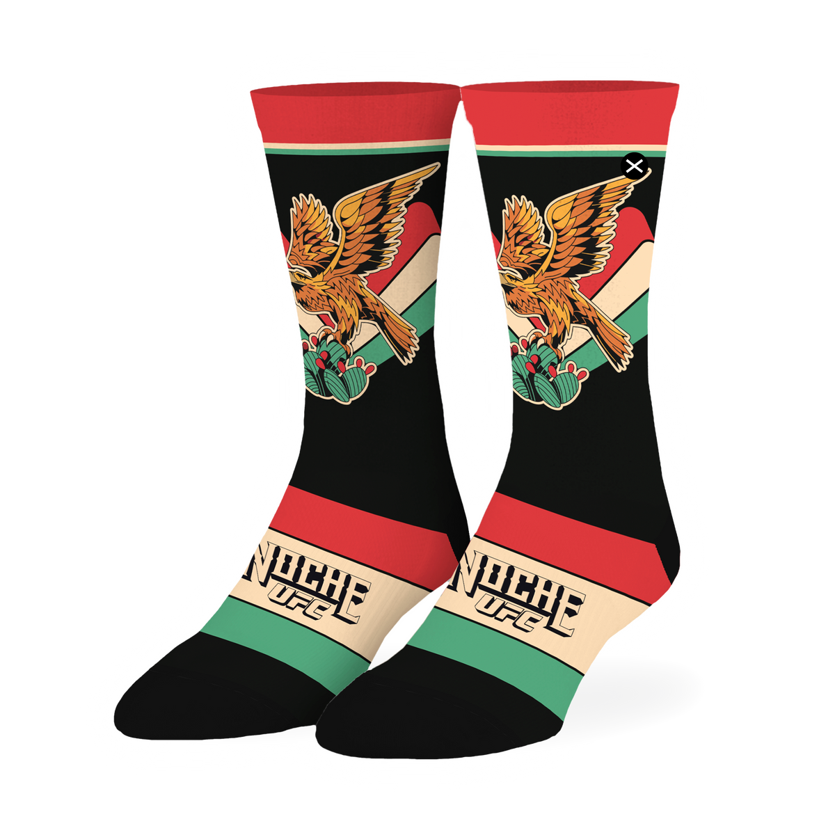 Noche UFC El Aguilla Men's Crew Socks | ODD SOX