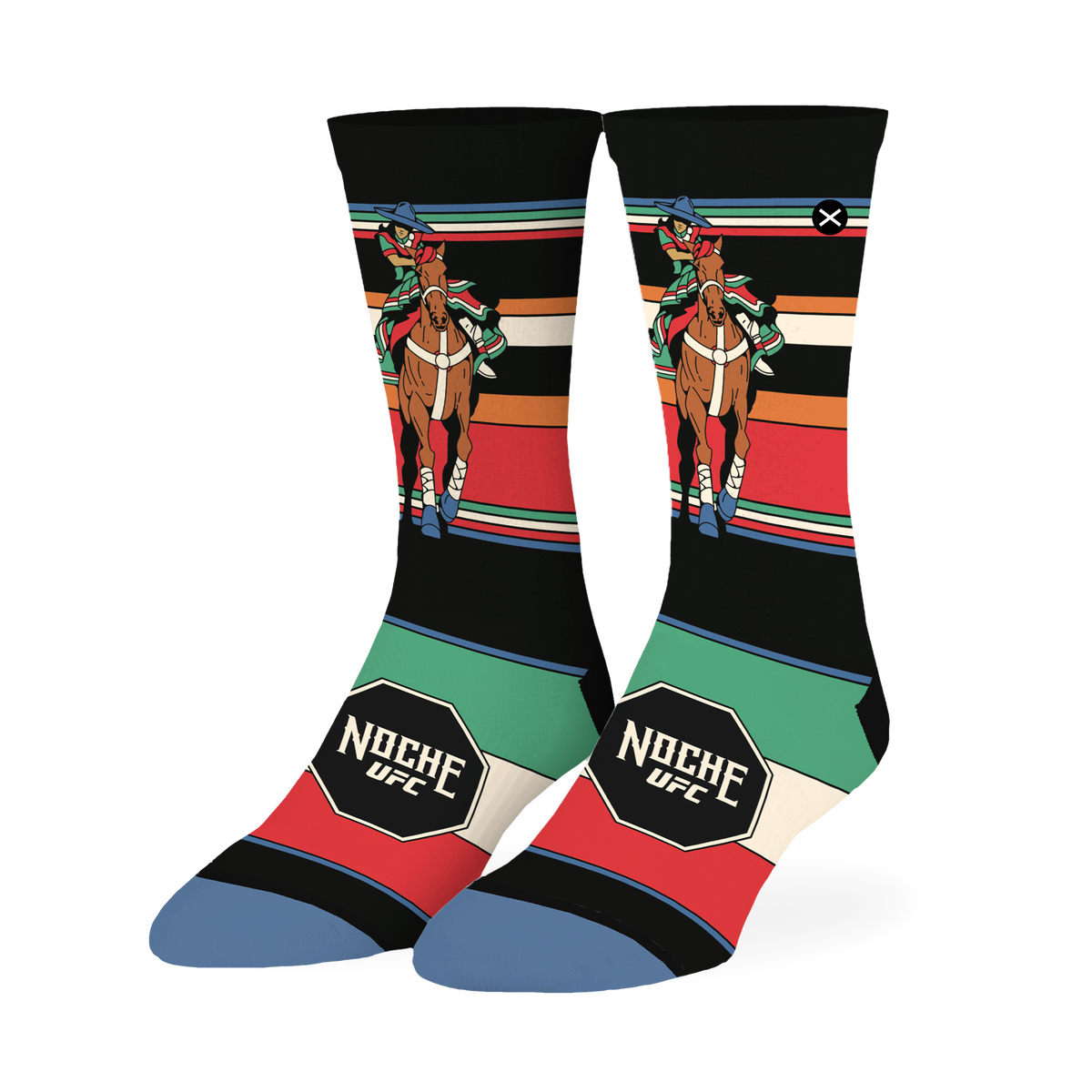 Noche UFC La Escaramuza Men's Crew Socks | ODD SOX