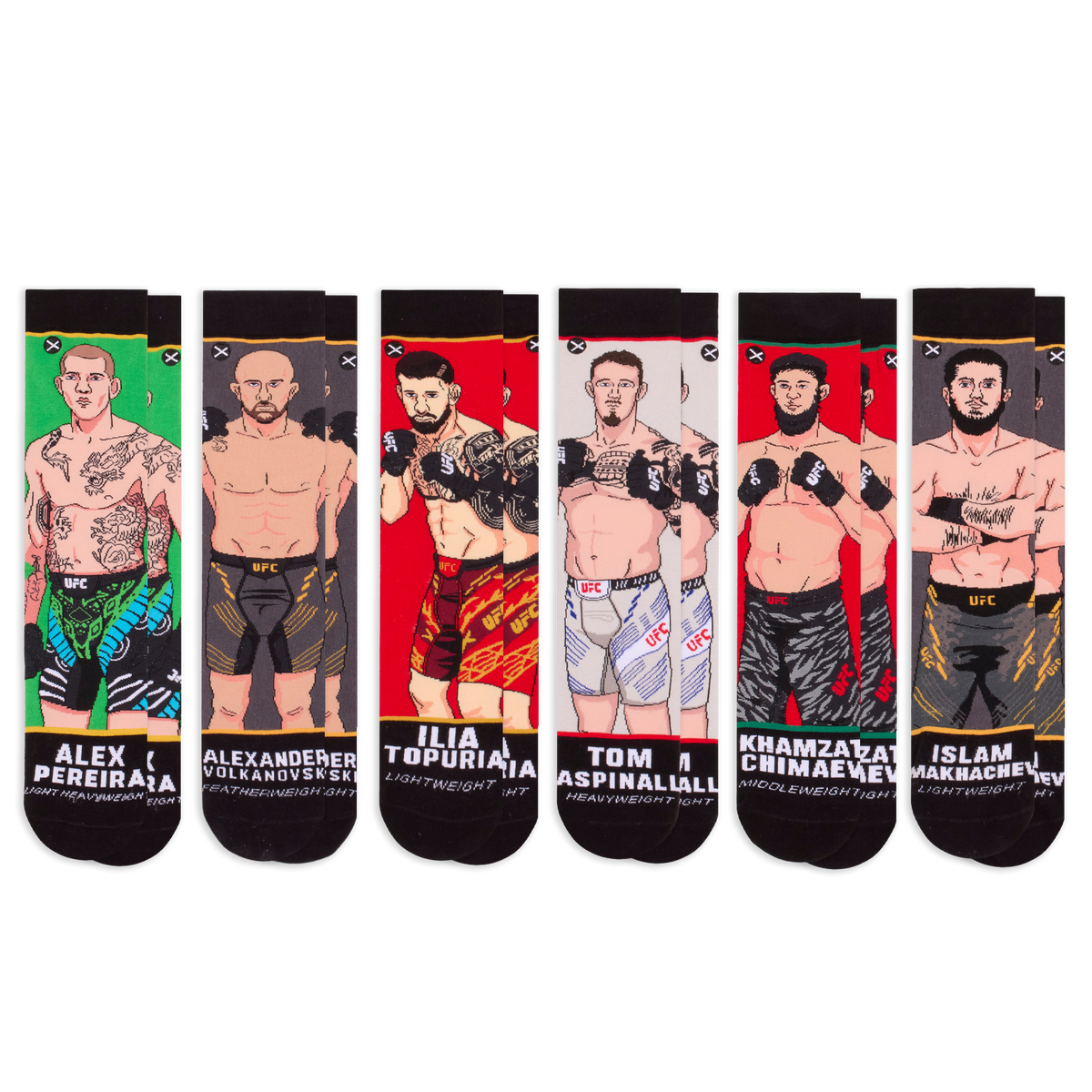 UFC Champions Men's Crew Sock 6-Pack | Odd Sox – ODD SOX
